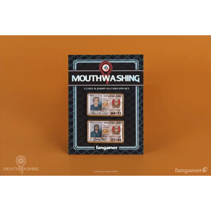 Пін MOUTHWASHING (Curly and Jimmy ID Card Pin Set) Fangamer купити в ...