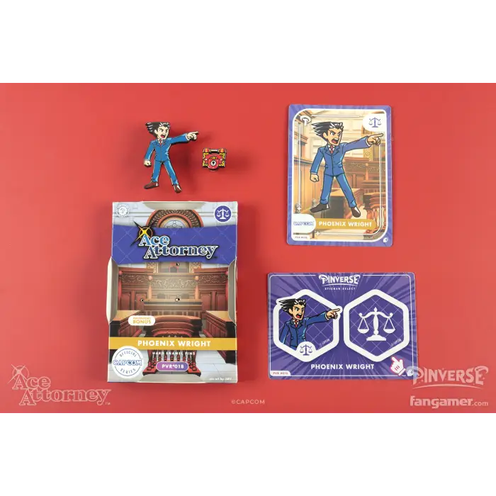 Набір пінів Ace Attorney (Phoenix Wright Pin Pack) Fangamer купити в ...